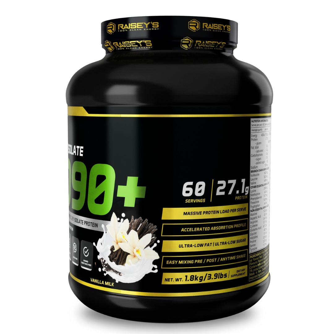 ISO90+ Clean Lean Whey Isolate Protein – Raiseys Natural Supplements ...