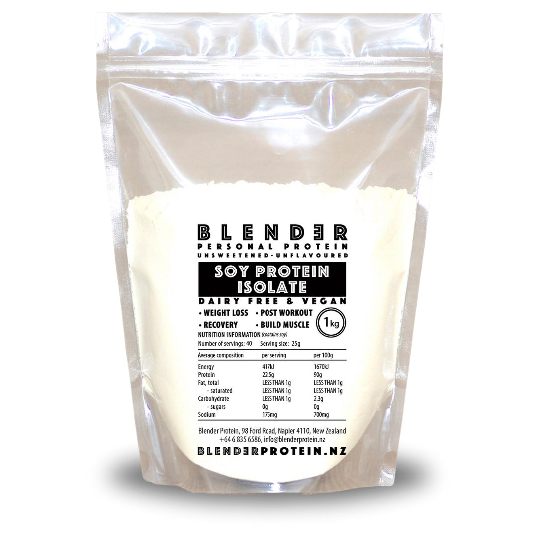 BLENDER SOY ISOLATE 90% Protein 1kg – Raiseys Natural Supplements Online NZ